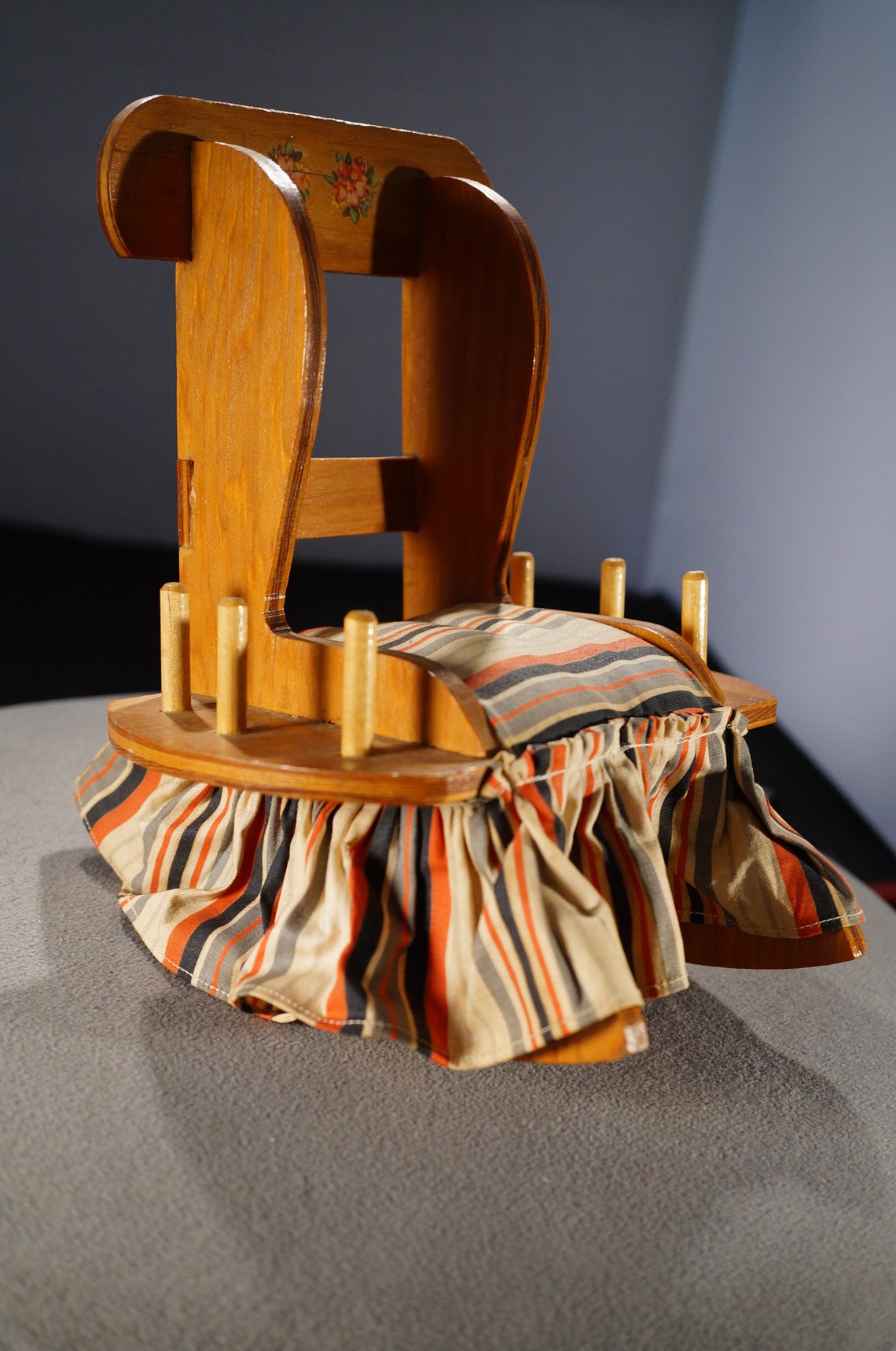 Antique Vintage Genuine Wood Rocking Chair Pin Cushion 6 - Etsy