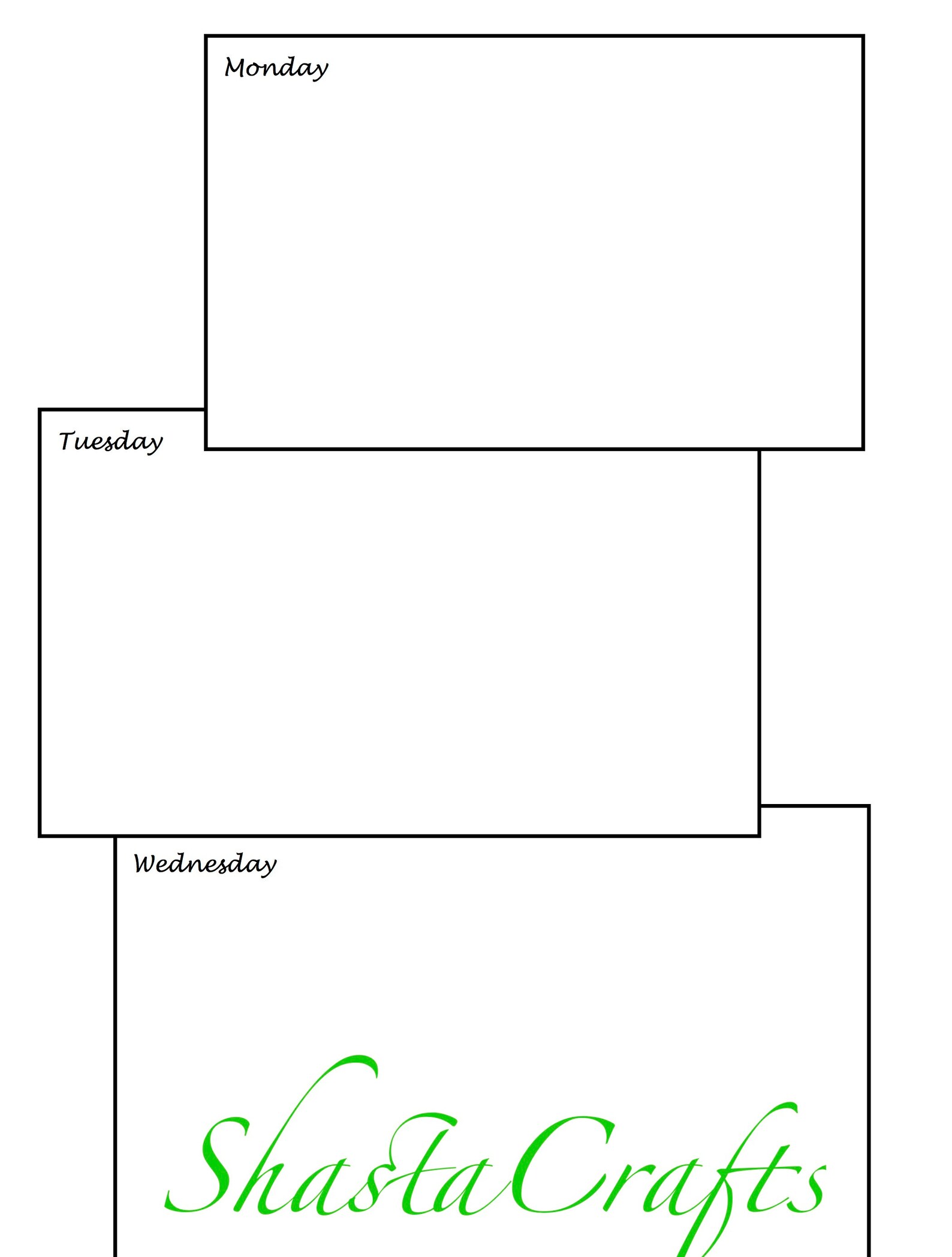 Weekly Bullet Journal Monday Start Undated Notes / Weekly Layout ...