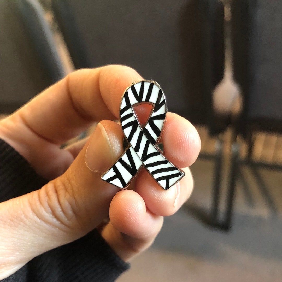Rare Illness ZEBRA Awareness Ribbon PIN Disability Awareness - Etsy