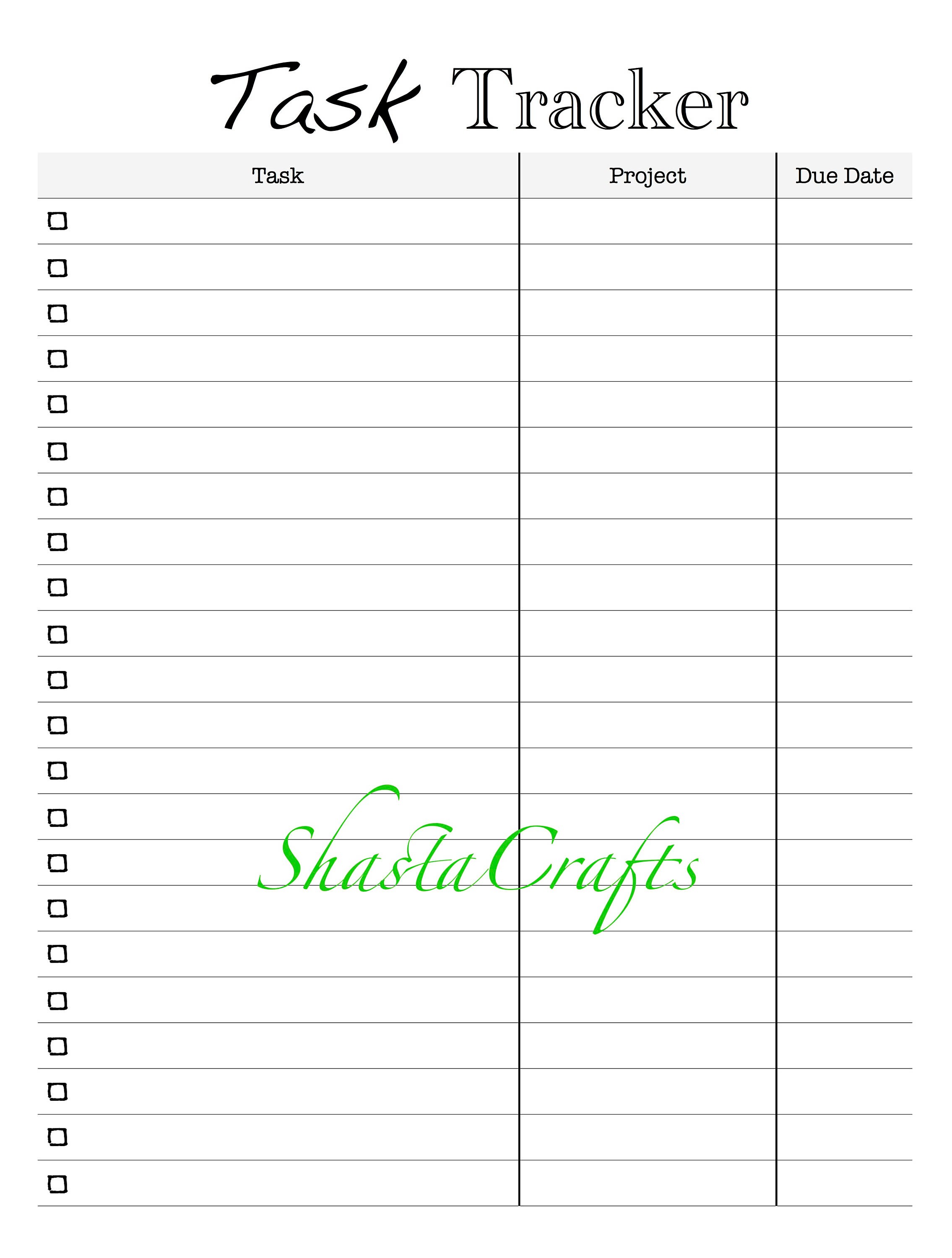 House Project / Home Renovation / Task Tracker Planner Inserts | Etsy