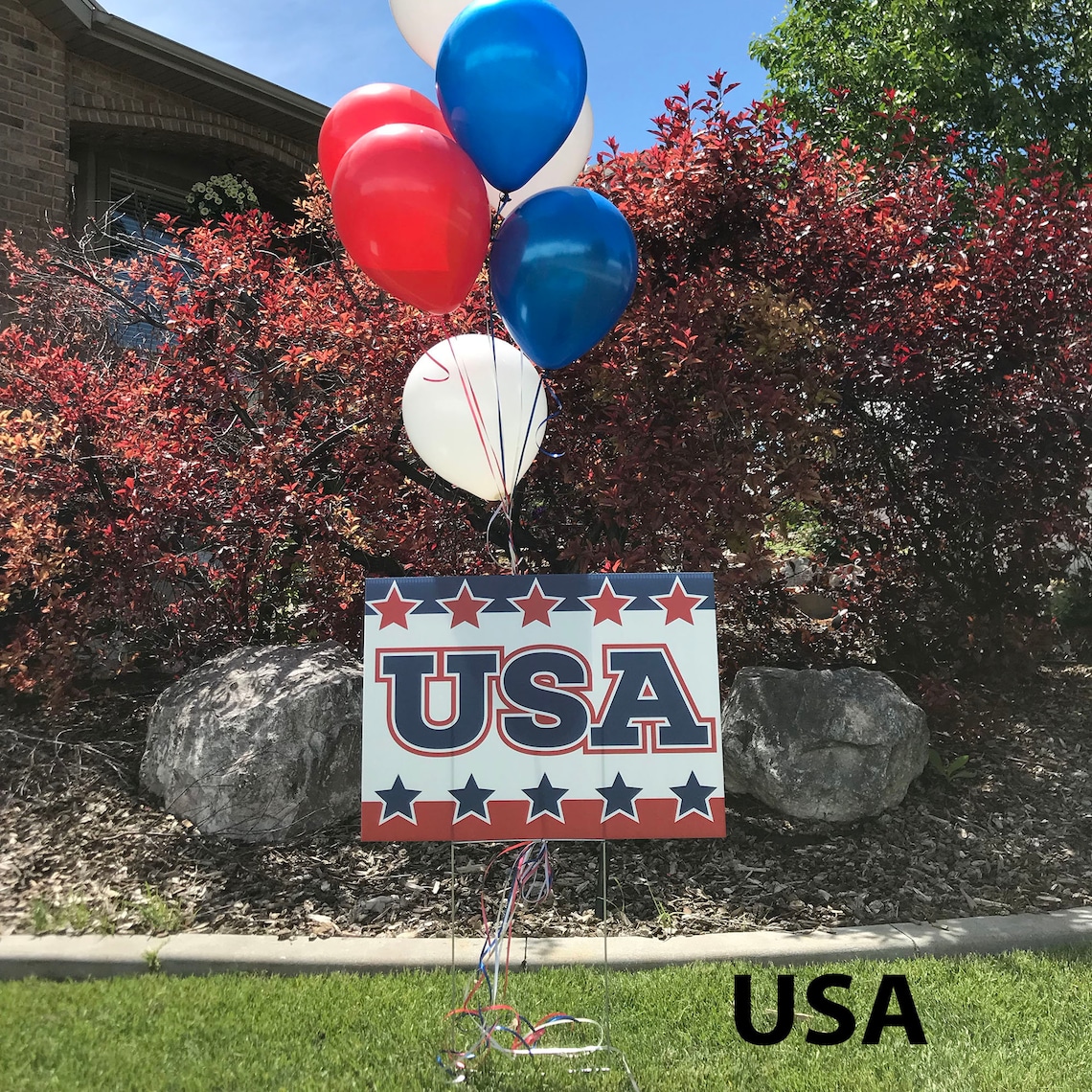 Patriotic Yard Signs | Etsy