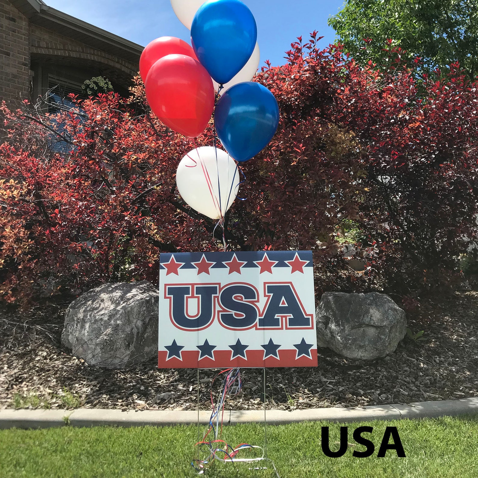 Patriotic Yard Signs | Etsy