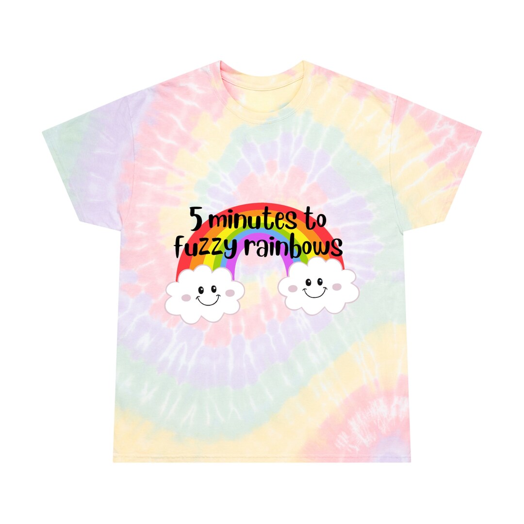 BMFS Billy Strings Fuzzy Rainbows Tie-dye Tee, Spiral - Etsy