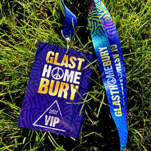 GLASTHOMEBURY Festival VIP Lanyards Homefest Lockdown | Etsy UK