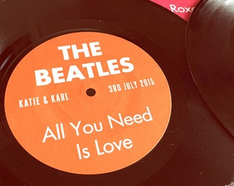 Vinyl Record Wedding Table Names / Table Numbers | Festival Wedding ...