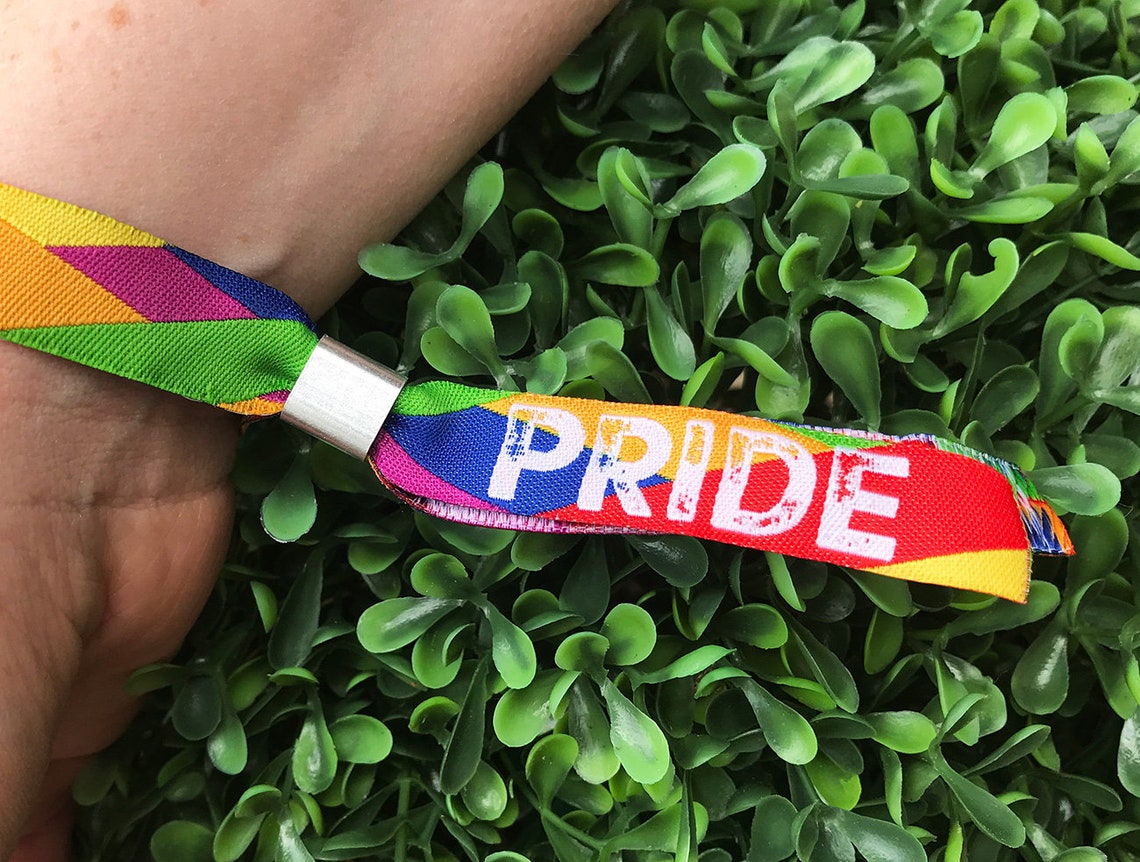Pride Wristbands Gay Pride Wristbands Lesbian Lgbtq Etsy