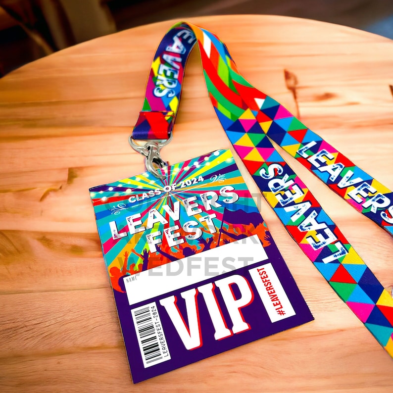 LEAVERS FEST 2026 Lanyards - Class of 2026 End of School Festival Party ...