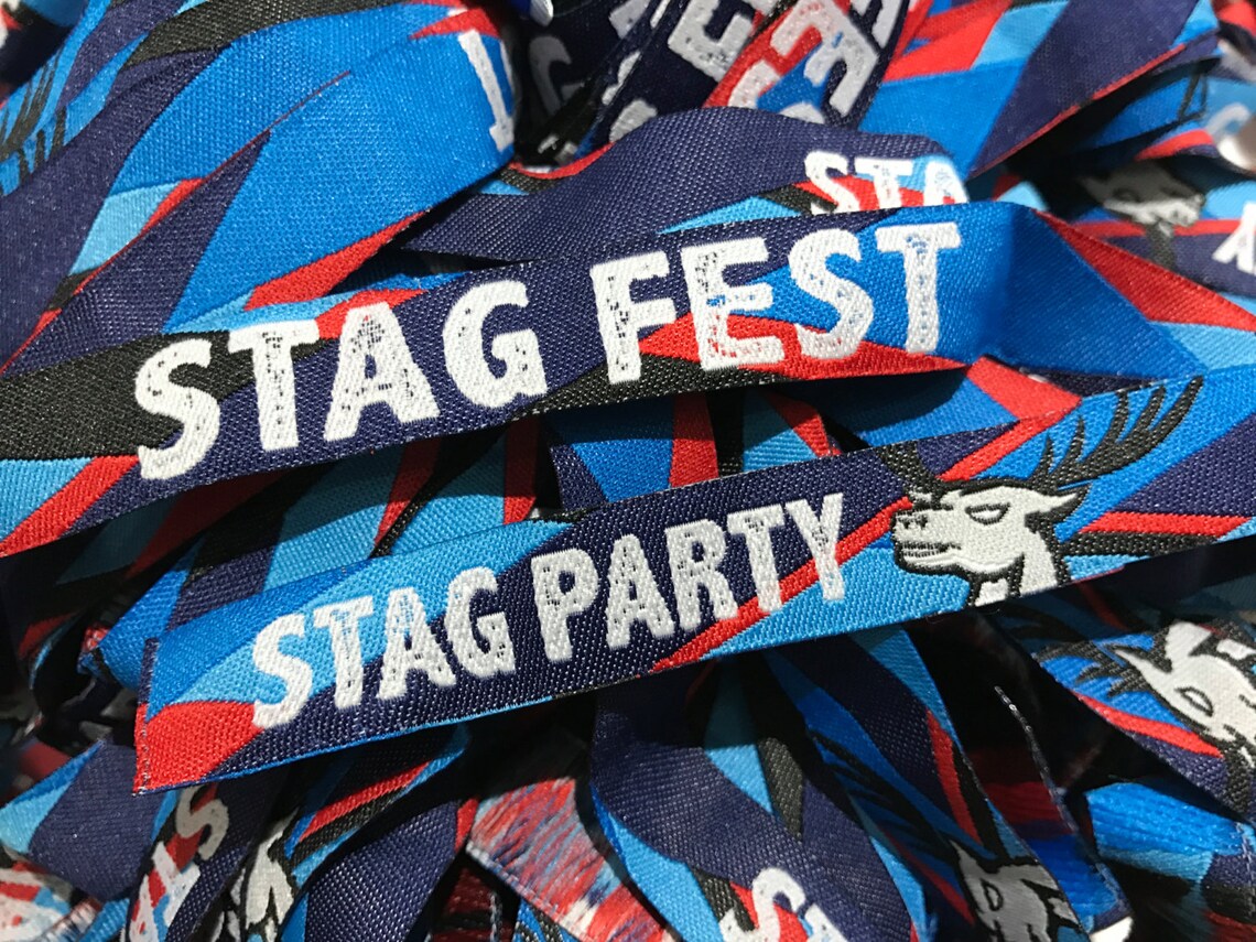 STAGFEST Stag Do Party Wristbands | Festival Stag Party Accessories ...