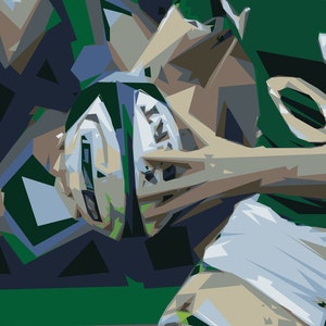 Irish Rugby Poster Irish Rugby Hero A2 Giclee Print Limited Edition ...