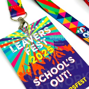 LEAVERS FEST 2025 Lanyards - Class of 2025 End of School Festival Party ...