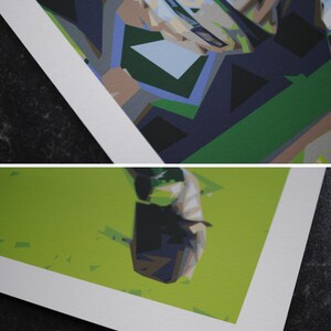 Irish Rugby Poster Irish Rugby Hero A2 Giclee Print Limited Edition ...