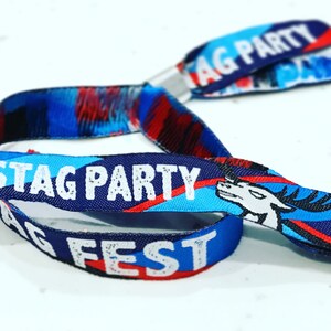 STAGFEST Stag Do Party Wristbands | Festival Stag Party Accessories ...