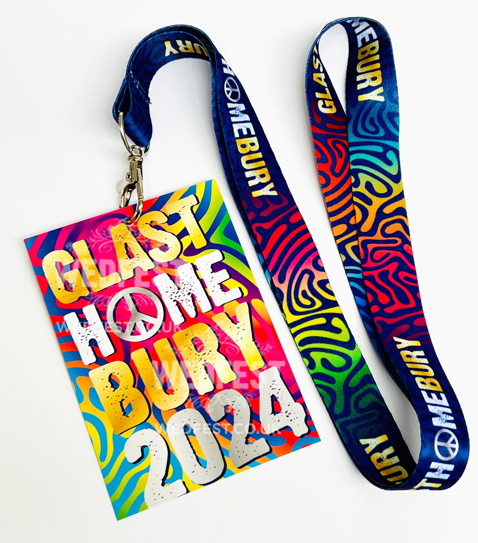 GLASTHOMEBURY Festival VIP Lanyards Homefest Lockdown Festival Party ...