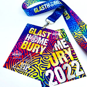 GLASTHOMEBURY Festival VIP Lanyards Homefest Lockdown Festival Party ...