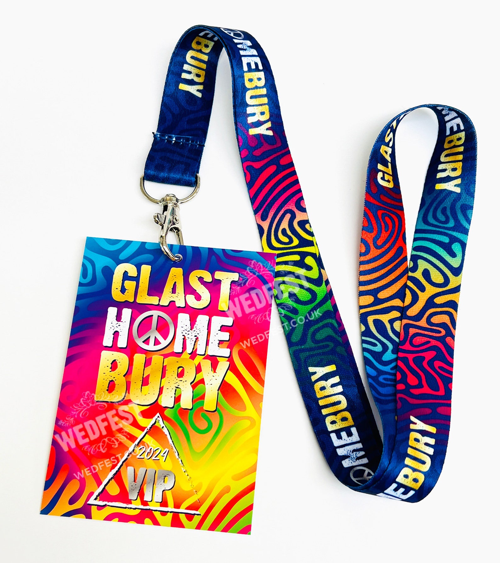 GLASTHOMEBURY Festival VIP Lanyards Homefest Lockdown Festival Party ...