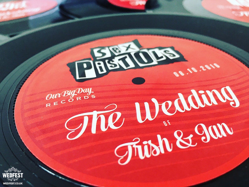 Vinyl Record Wedding Table Names / Table Numbers Festival | Etsy