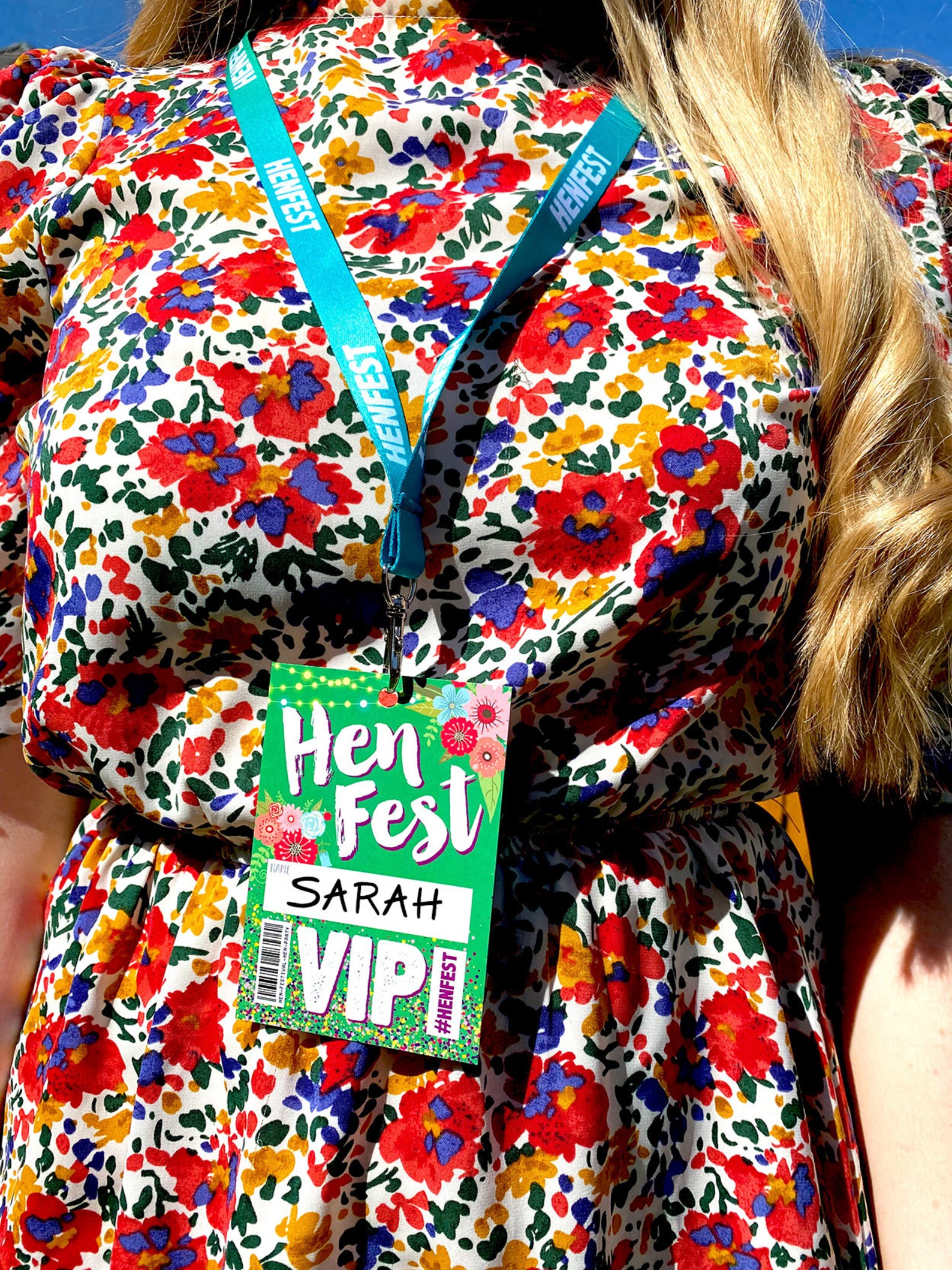 HENFEST ® green VIP Festival Hen Party Lanyard Pass Hen - Etsy UK