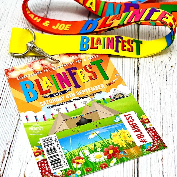 Festival Lanyard - Etsy UK