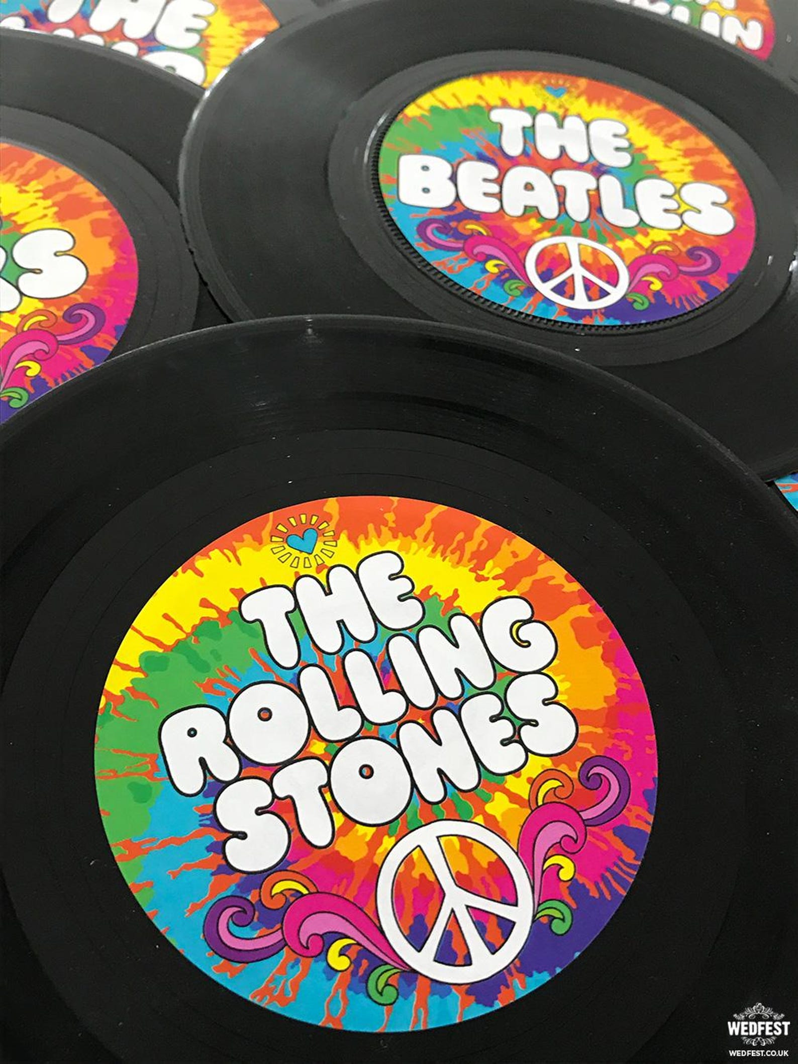 Vinyl Record Wedding Table Names / Table Numbers | Festival Wedding ...