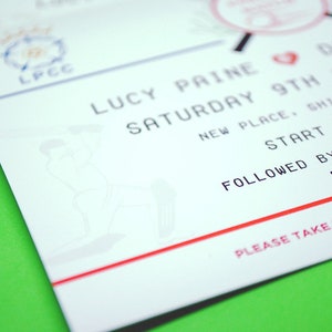 Cricket Ticket Themed Wedding Invitations | Cricket Sports Wedding ...