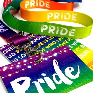 Pride VIP Lanyards - Gay Pride LGBT Neck Lanyards - Lesbian LGBTQ ...