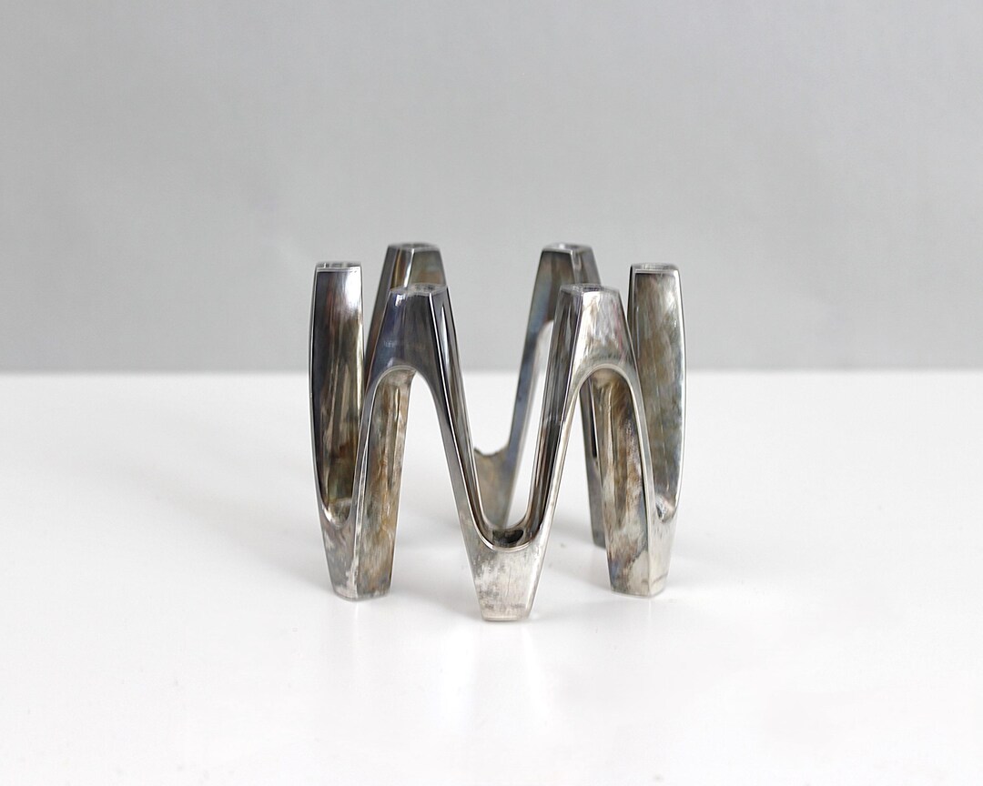 Dansk Silver Crown Taper Candle Holder Jens Quistgaard Danish Modern - Etsy