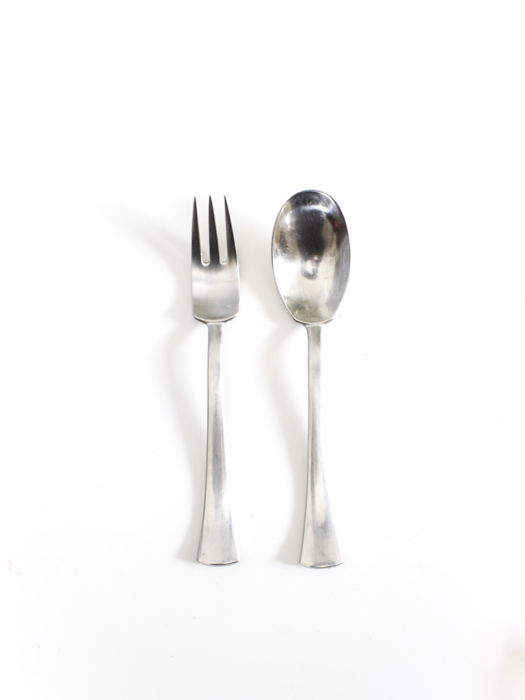 Dansk Ensemble Serving Utensil Set Serving Fork and Spoon Stainless ...
