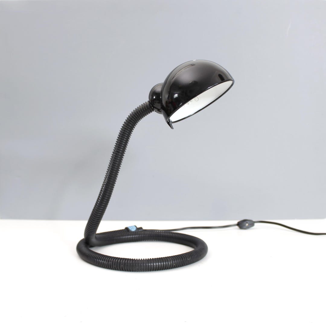 Vintage Hebi Snake Lamp Isao Hosoe Table Lamp Desk Lamp Black - Etsy