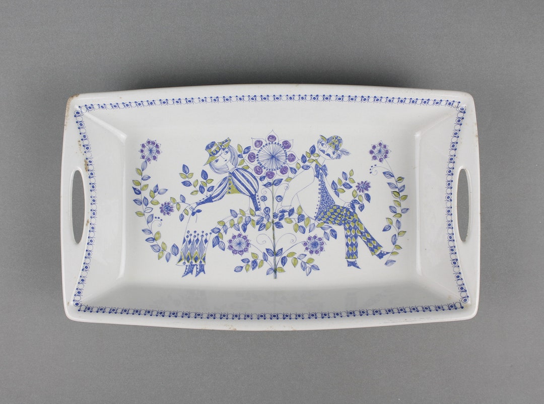 CLEARANCE Figgjo Flint Norway Tor Viking Baking or Serving Dish Blue ...