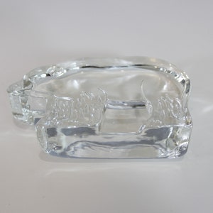 Dansk Crystal Zoo Bear Figurine Paperweight Naiad Einsel - Etsy