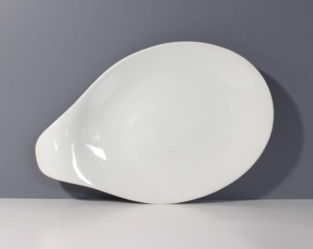 Eva Zeisel for Hallcraft White Serving Platter Mid Century - Etsy