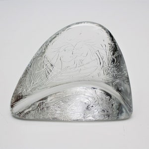 Iittala Finland Onnelliset Glass Paperweight Valto Kokko - Etsy