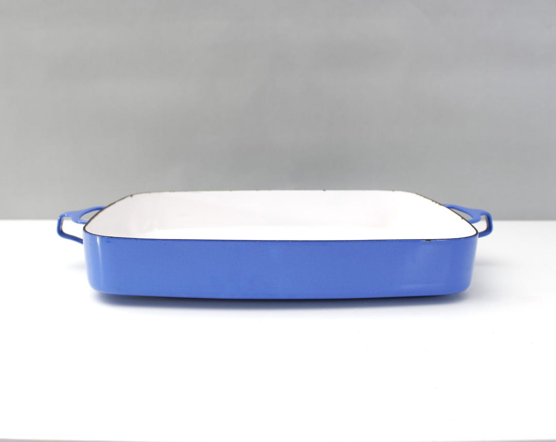 Large Dansk Kobenstyle Enamel Lasagna Pan Blue Jens Quistgaard Danish ...