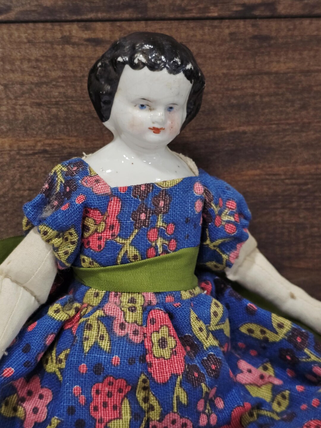 Antique China Doll Bark Cloth Dress German ? - Etsy