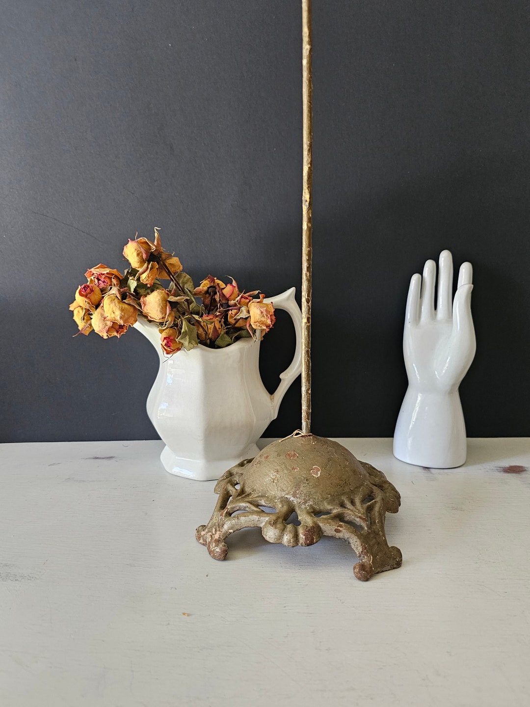 Antique Victorian Cast Iron Millinery Hat Stand Display - Etsy