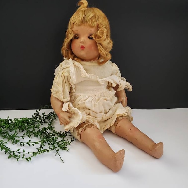Antique Composite Doll - Etsy