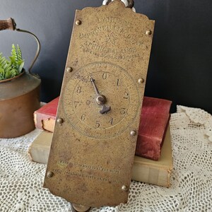 Antique Brass Landers Improved Spring Balance Hanging Scale 30lbs Rare ...