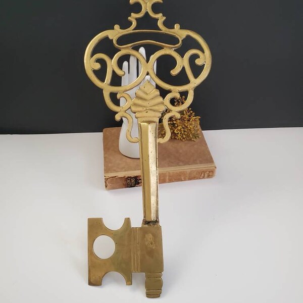 Large Brass Key - Etsy