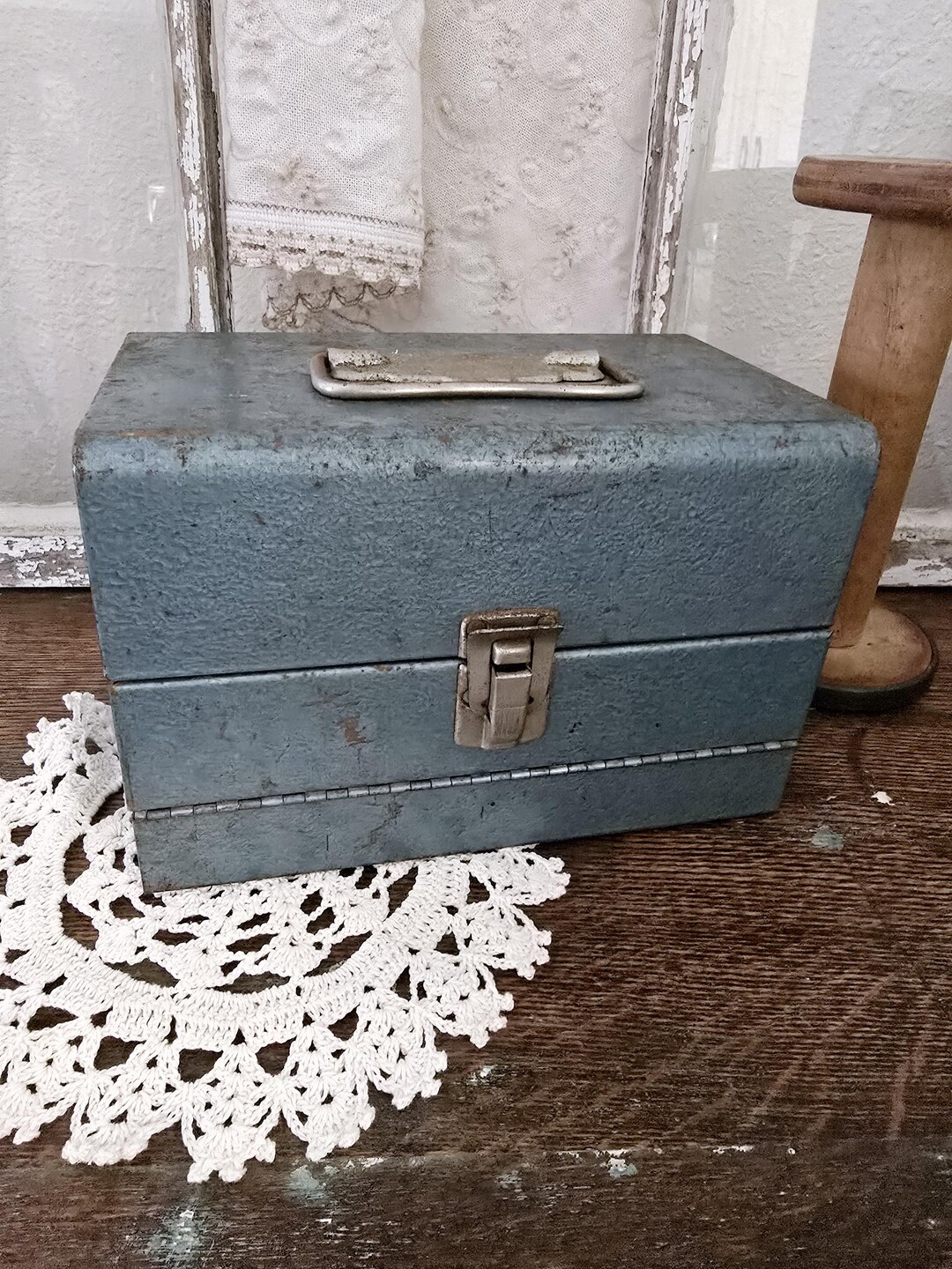 Vintage Metal Film Reel Box Storage Chest Retro - Props Movie Films - Etsy