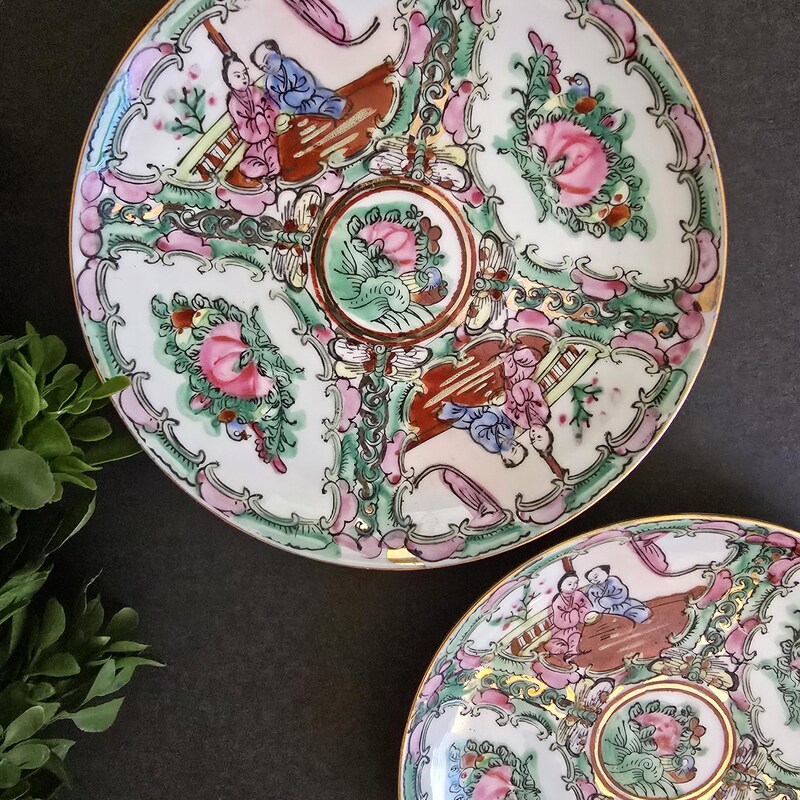 Rose Medallion Plate - Etsy