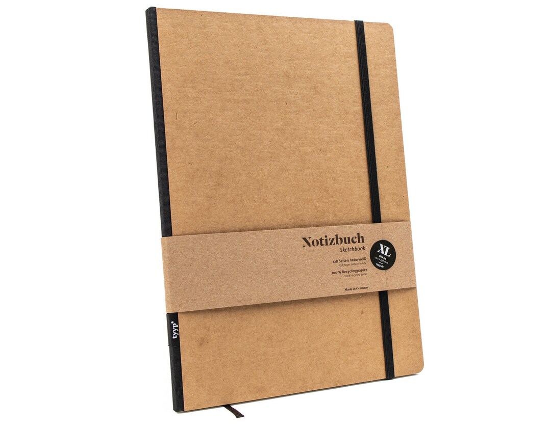 Handmade Design Notebook A4 Made of 100% Recycled Paper "classic ...