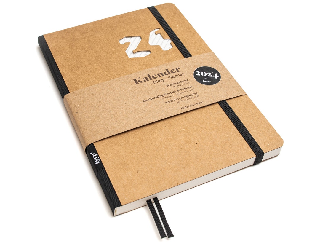 Sustainable Pocket Calendar 2024 Made From 100% Recycled Paper craft ...