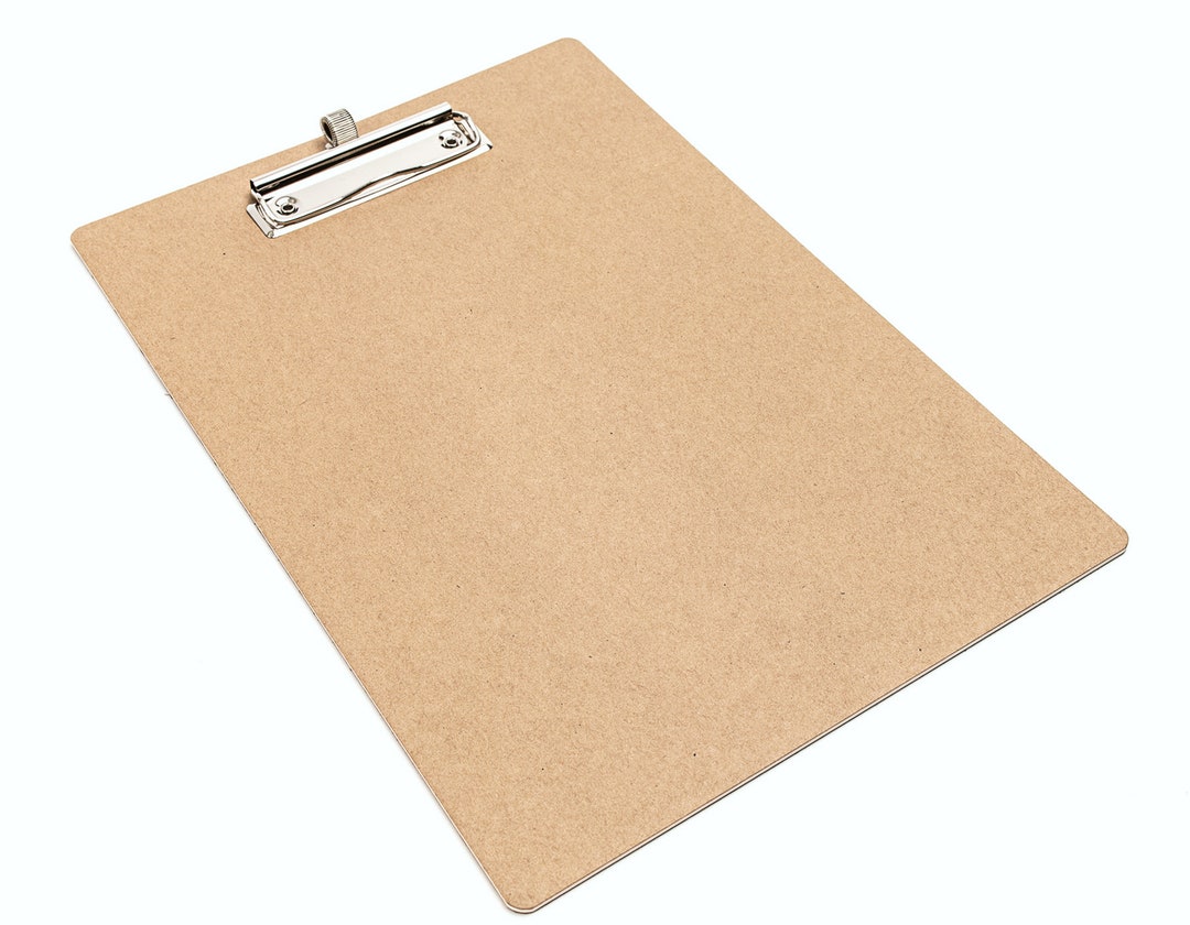 Clipboard A4 Natural Craft, Black or Grey, Eco, With Pen Holder and ...