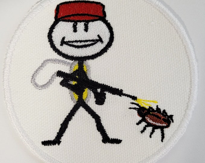 Iron-on Patch - EXTERMINATOR - Etsy