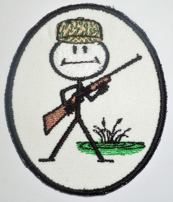 Iron-on Patch HUNTER | Etsy