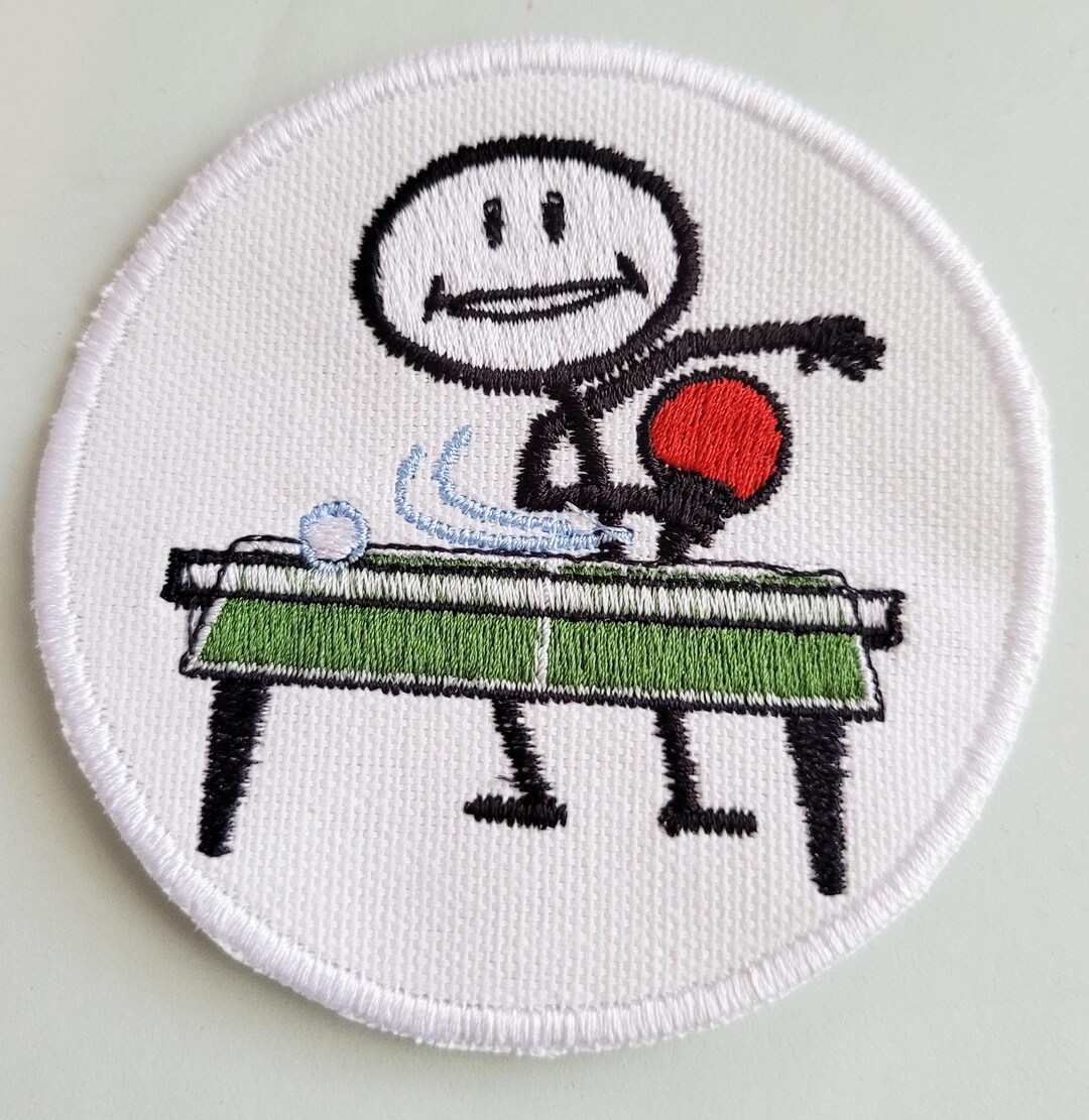 Iron-on Patch - PING PONG - Etsy
