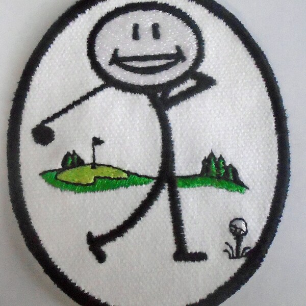Custom Iron on Golf Patch - Make Your Own Iron on Golf Patch