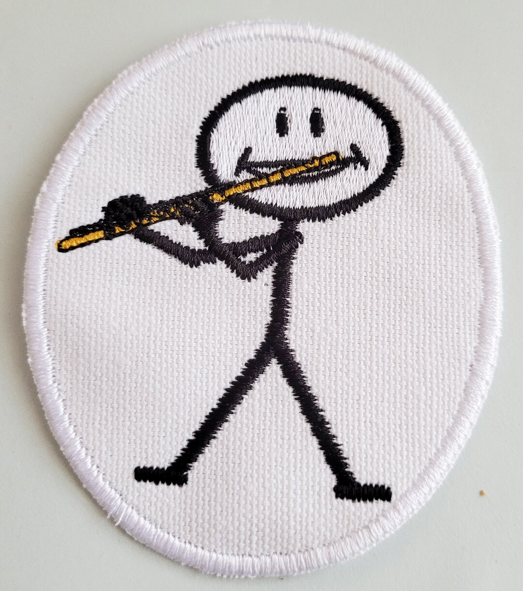 Iron-on Patch - FLUTE PLAYER - Etsy
