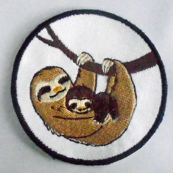 Sloth Iron on Patch - Etsy