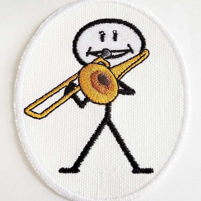 Trombone Patch - Etsy